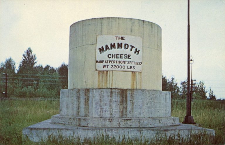 Small Town Canada Spotlight: The Mammoth Cheese of Perth, Ontario ...